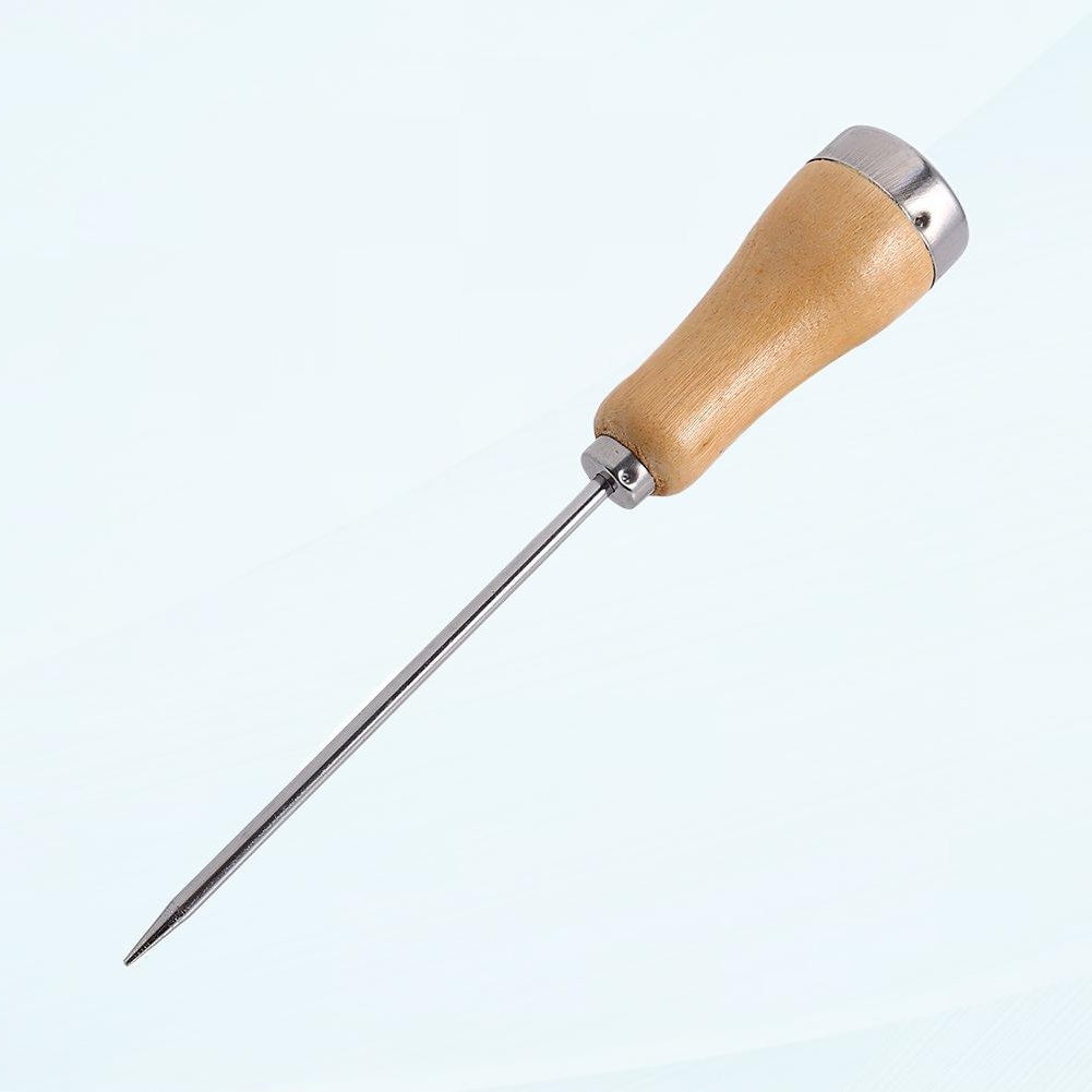 Ice Pick with Wooden Handle, Stainless Steel Ice Pick Crusher Ice Pick ...