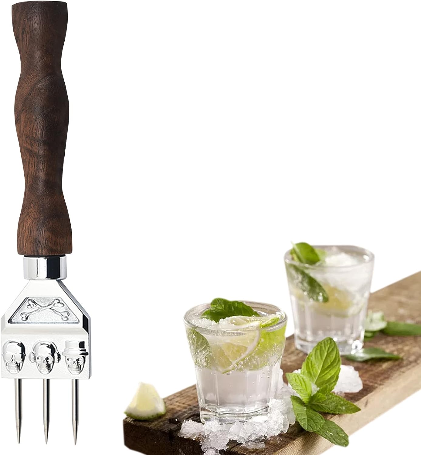 Ice Picks for Breaking Ice, Skull Pattern Ice Pick Sturdy, Sturdy Ice ...