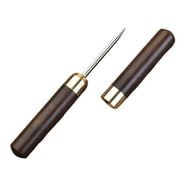 Joyfeel Stainless Steel Ice Pick with Safety Cover Wooden Handle ...