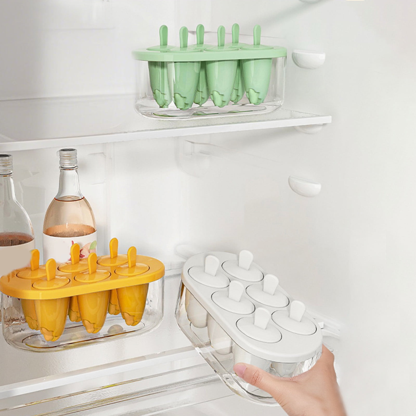 Ice Pop Mold Plastic Homemade Popsicle Maker | Summer DIY Ice Lolly ...