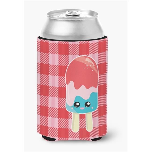 Ice Pop Popsicle Face Gingham Can or Bottle Hugger - Walmart.com