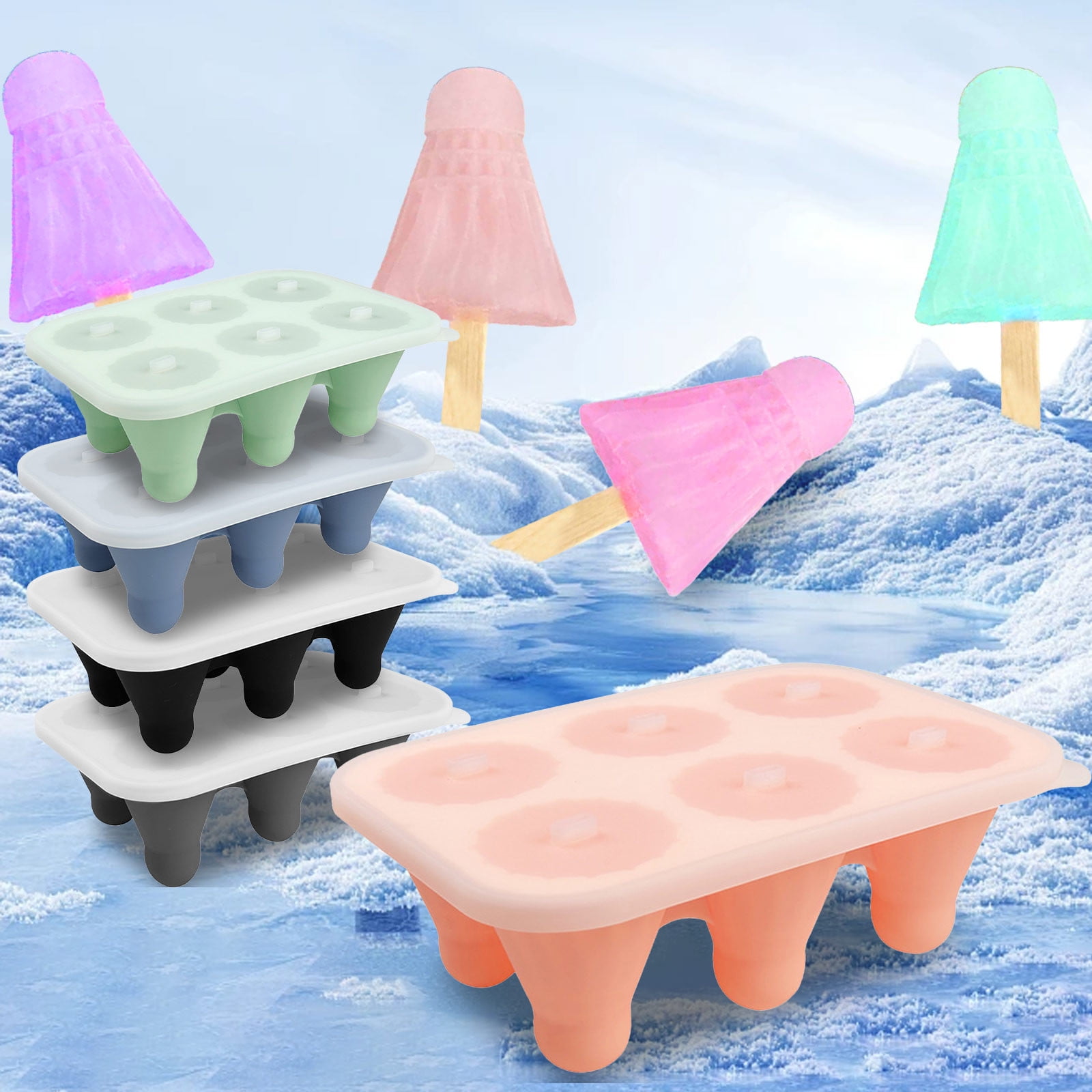 Ice Popsicle Moldss, Popsicle Moldss Of Badminton Moldss for Popsicles ...