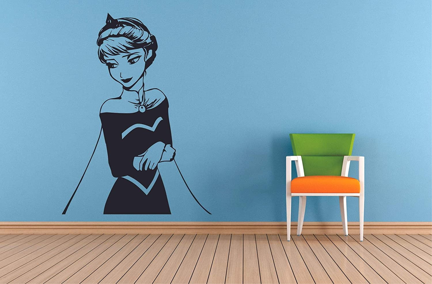 Ice Princess Frozen Elsa Wall Decals For Kids Rooms Let It Go Decor ...