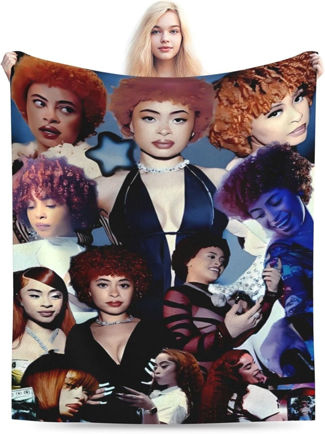 Ice Rapper Spice Blanket Flannel Warm Sofa Throw Blankets for Bedroom ...