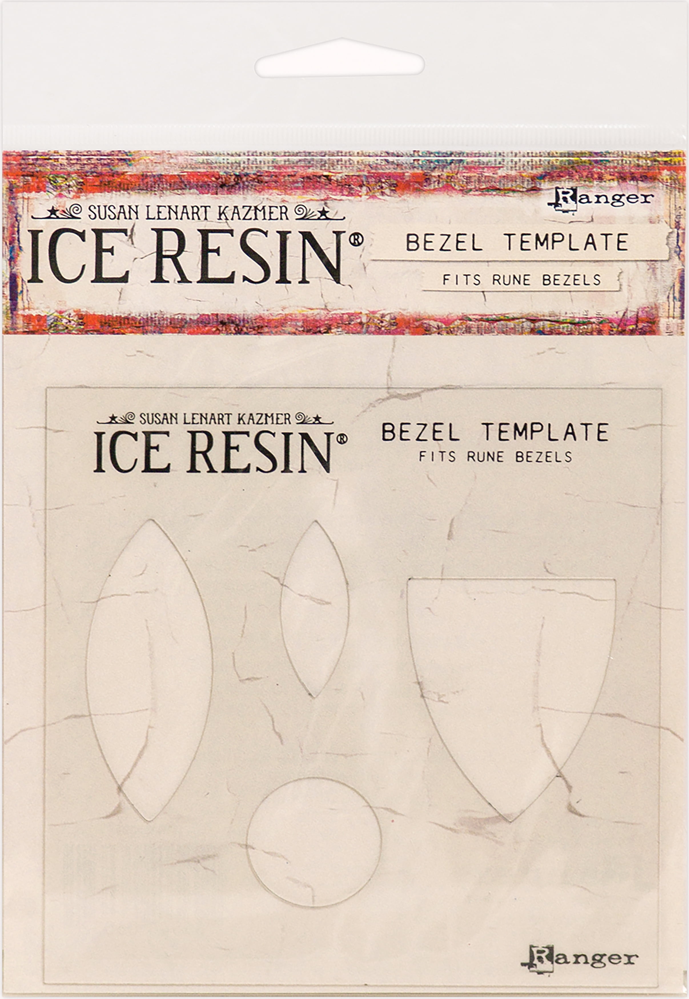 Ice Resin Rune Bezel Template- - Walmart.com