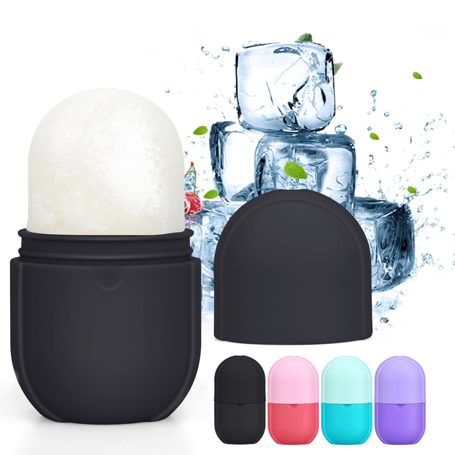Ice Roller For Face and Eye - Upgrated Ice Facial Roller Massage Shrink ...