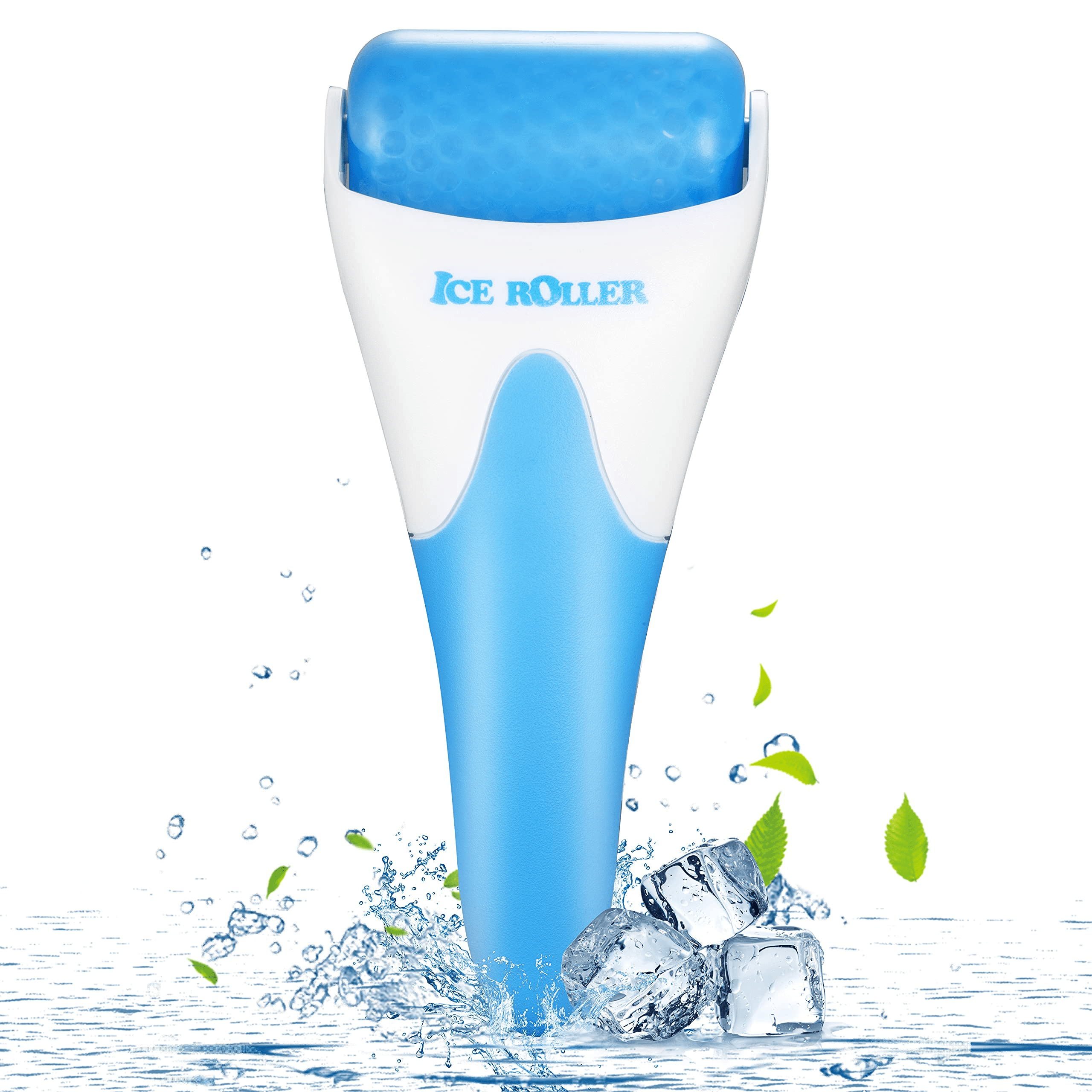 Ice Roller for Face & Eye Puffiness, Cold Facial Massager for Migraine ...