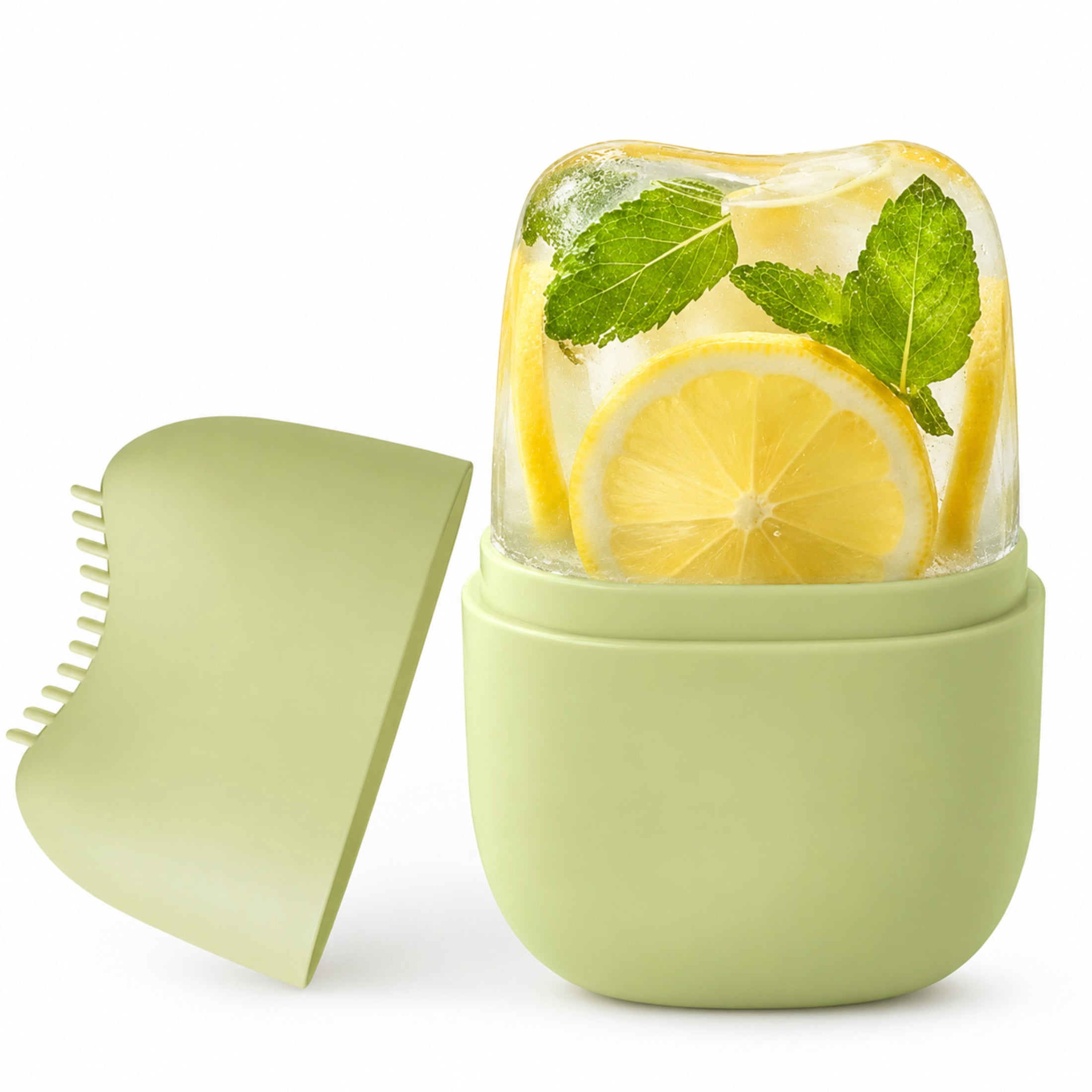Ice Roller for Face - Cooling Depuffing & Reusable Silicone Facial ...