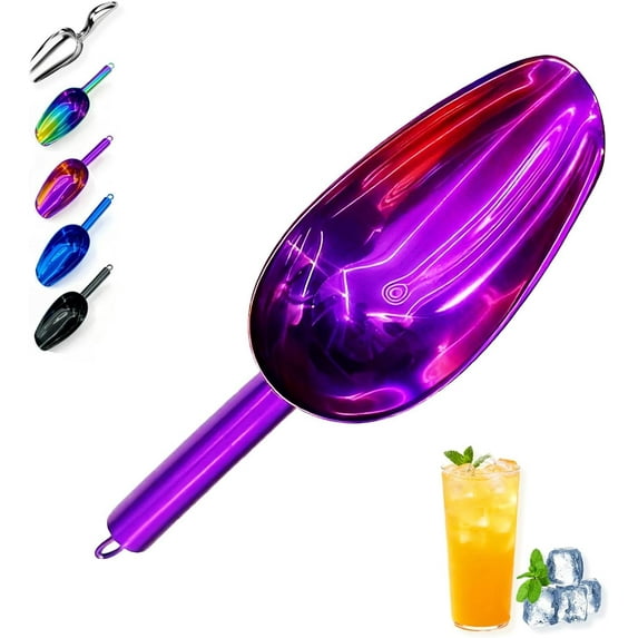 Ice Scoop,Kitchen Ice Scooper for Ice Maker,Stainless Small Ice Scooper ...
