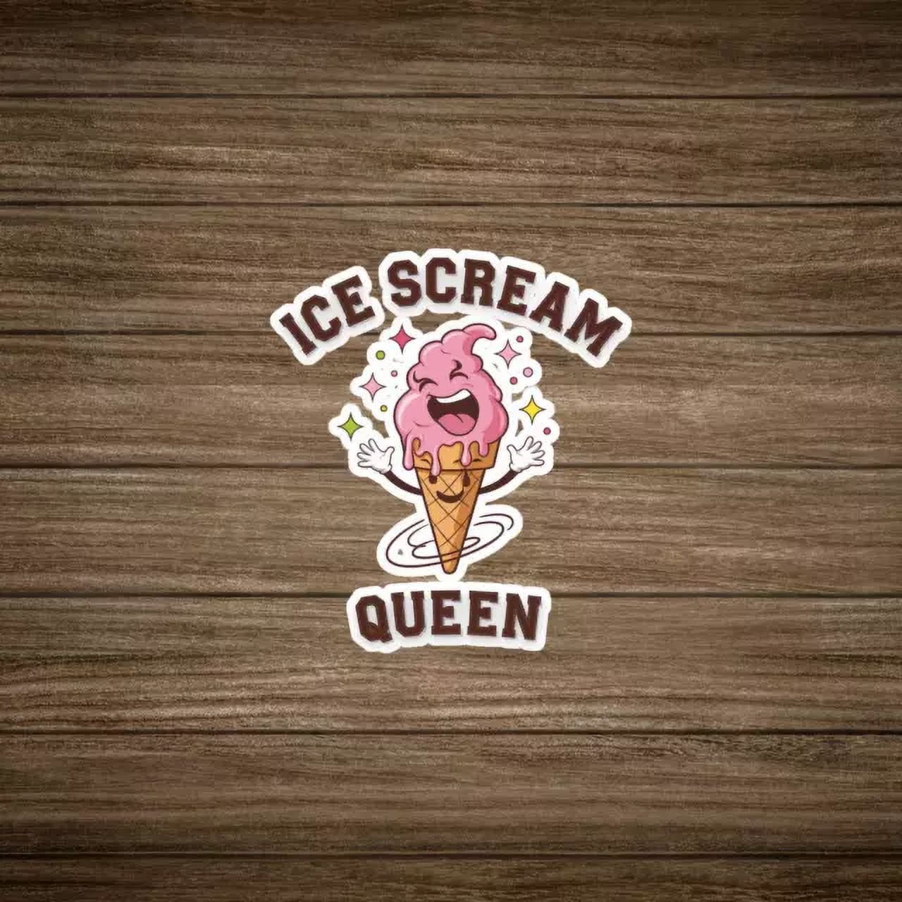 Ice Scream Queen - Cute Kawaii Swirly Ice Cream Cone Character ...