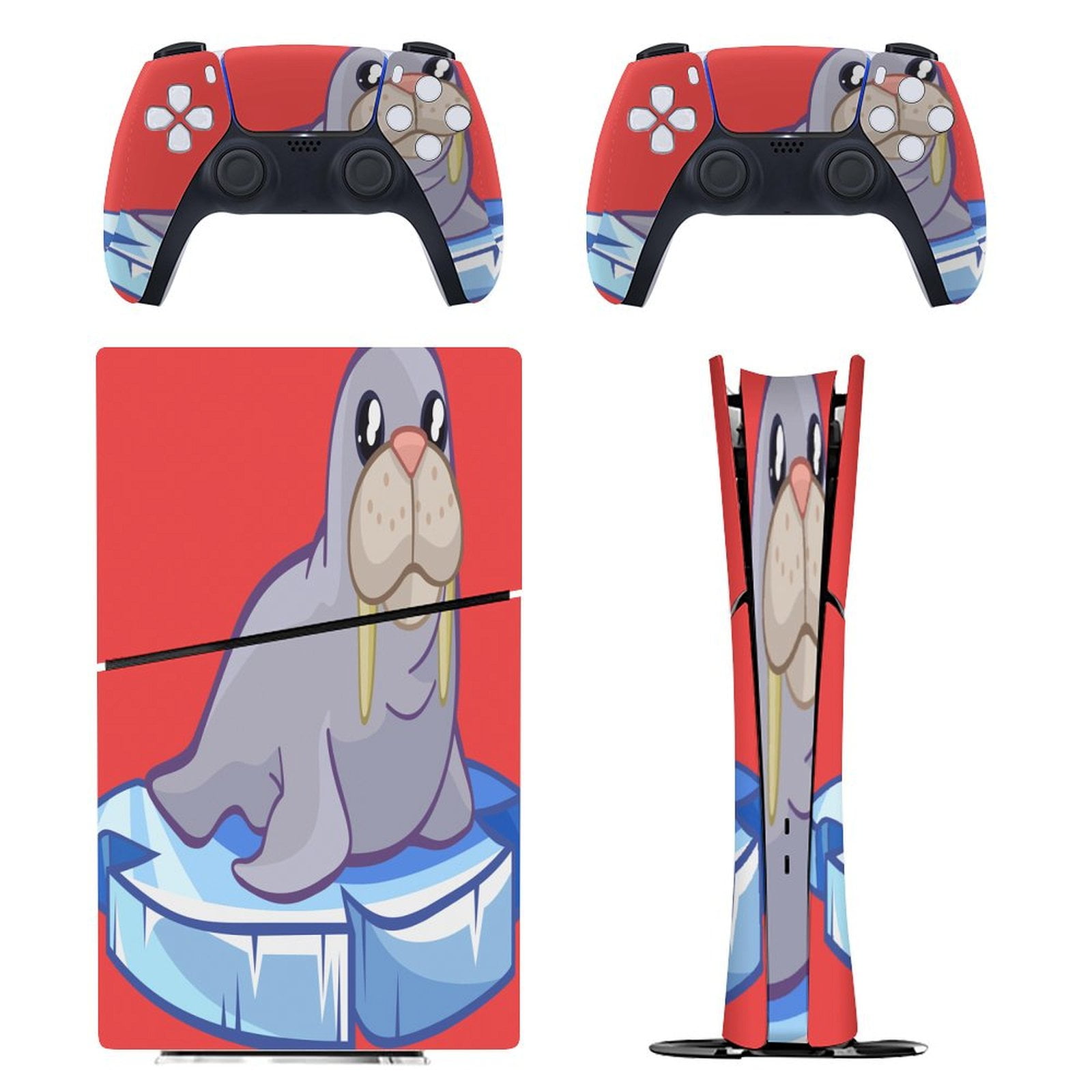 Ice, Sea Lion PS5/PS5 Slim Digital Disc Skin Sticker For Console And ...