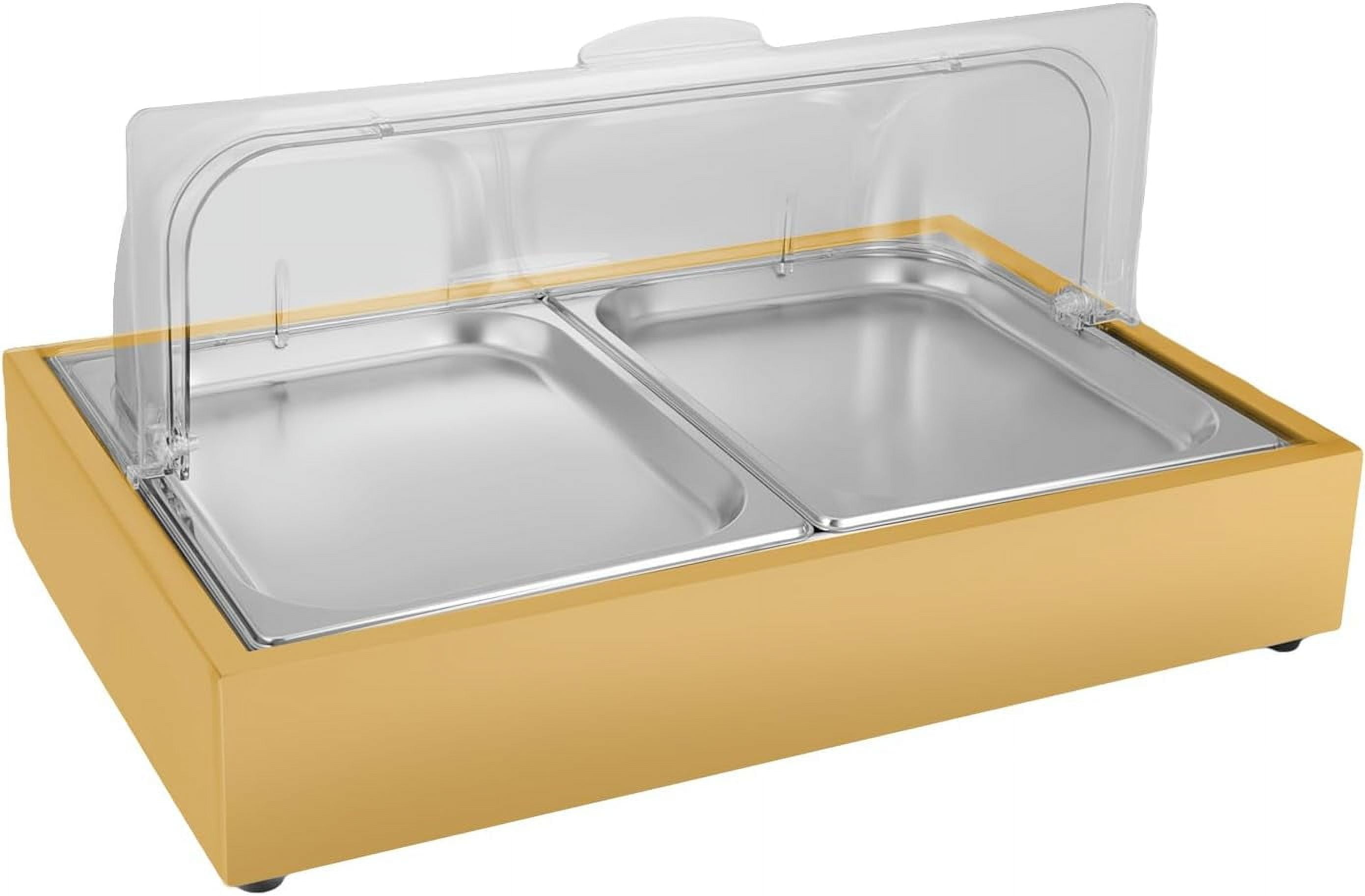 Ice Serving Trays for Parties Chilled Serving Display Tray with Clear ...