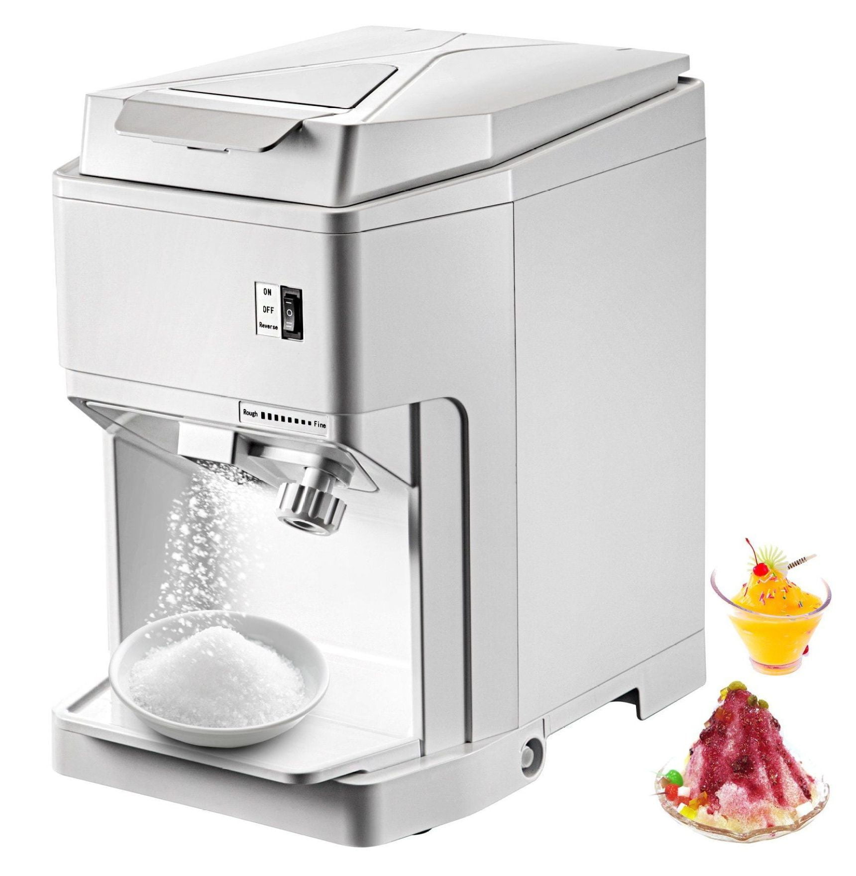 Ice Shaver Machine Electric, Snow Cone Machine 265 LBS/H, Shaved Ice ...