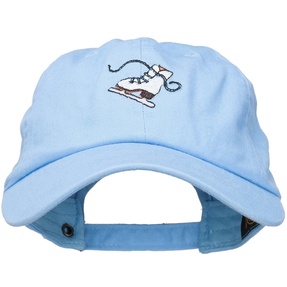 Ice Skate Embroidered Unstructured Cap - Blue OSFM - Walmart.com