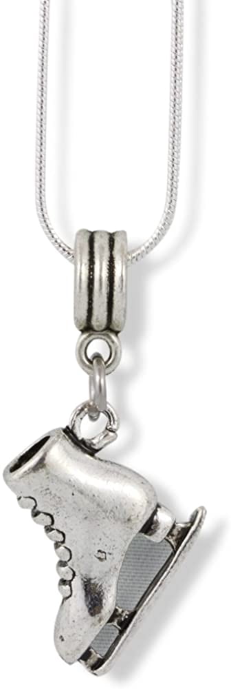 Ice Skate Necklace | Pendant ( Female with laces and blade support ...