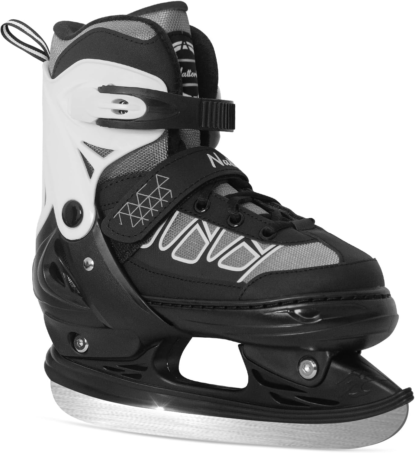 Ice Skates for Kids Boys and Girls Adjustable Warm and Soft Plush ...
