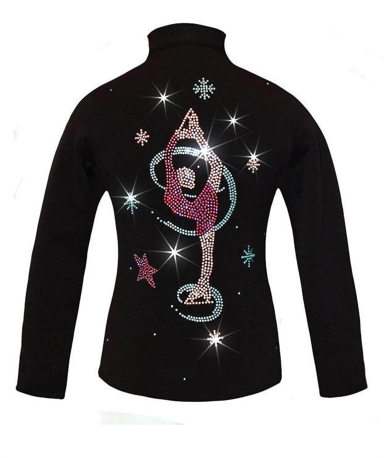 Ice Skating Jacket with "Colorful Biellmann" Applique - Walmart.com