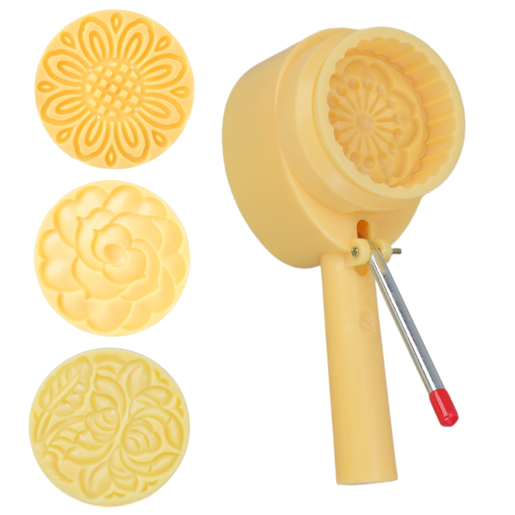 Ice Skin Mooncakes Mold ABS Plastics Festival Cake Hand Press Moulds ...