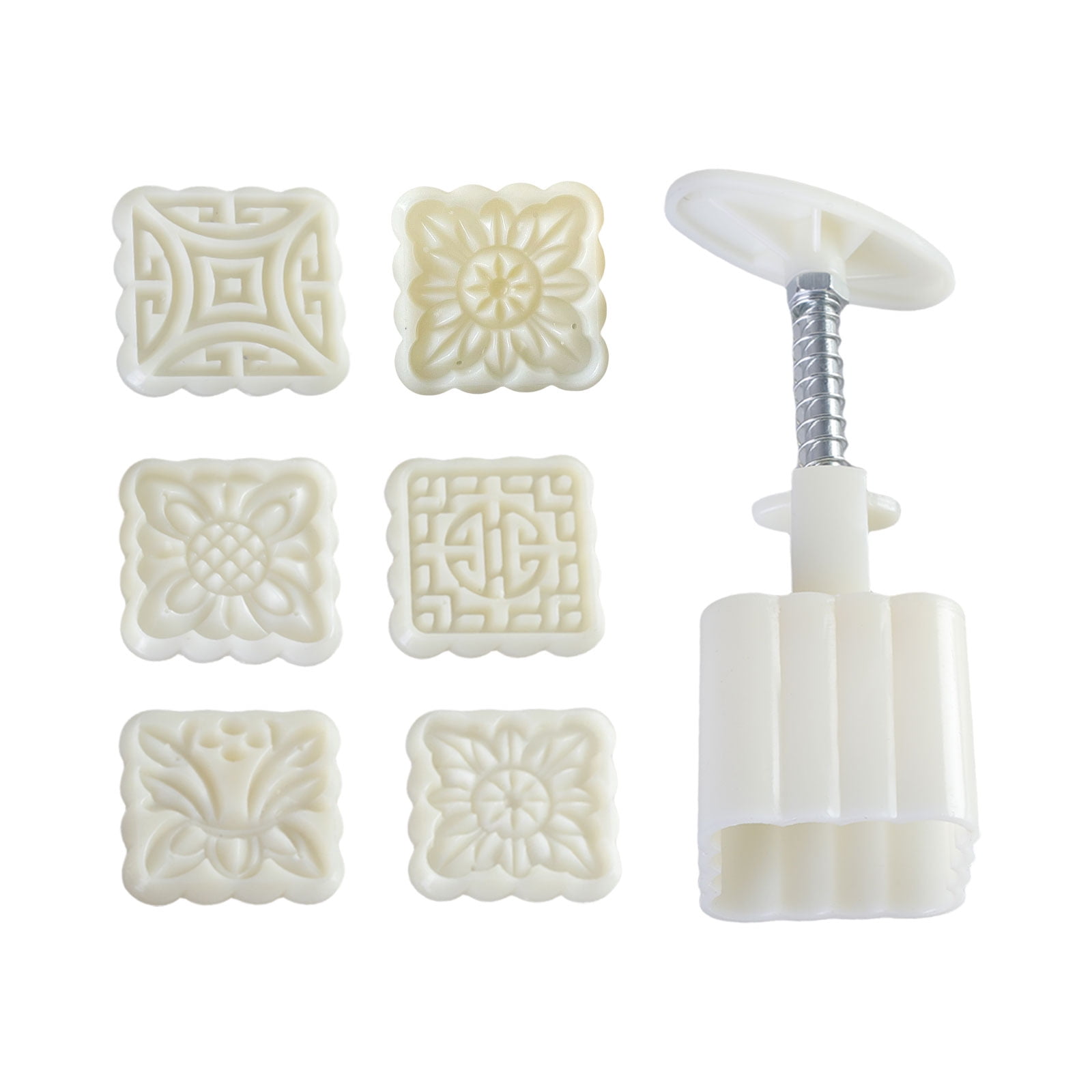 Ice Skin Pastries Mold Hand Pressed Cakes Mold Square Bean Pastes Cake ...
