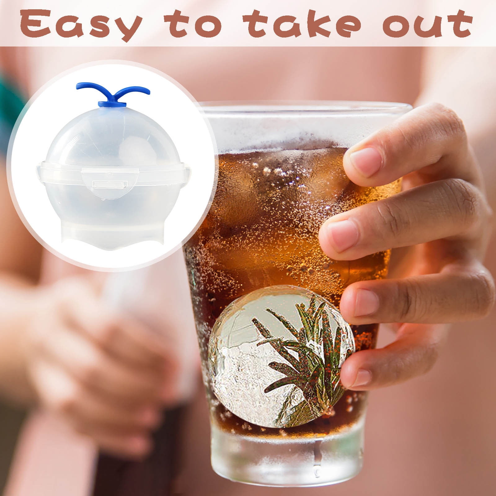 Ice Spherical Self Made Round Ice, Refrigerator Ice Box, Ice Artifact ...