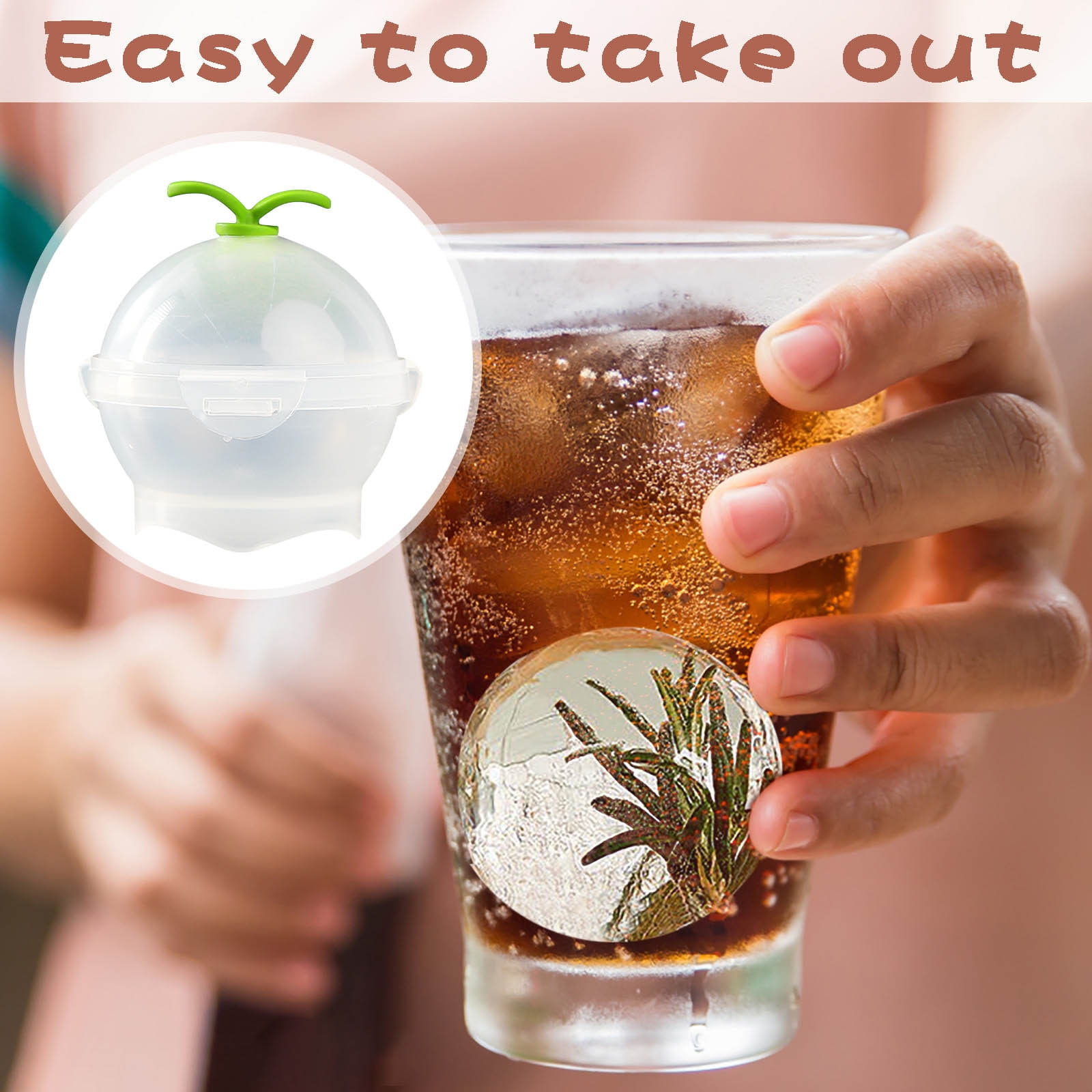 Ice Spherical Self Made Round Ice, Refrigerator Ice Box, Ice Artifact ...