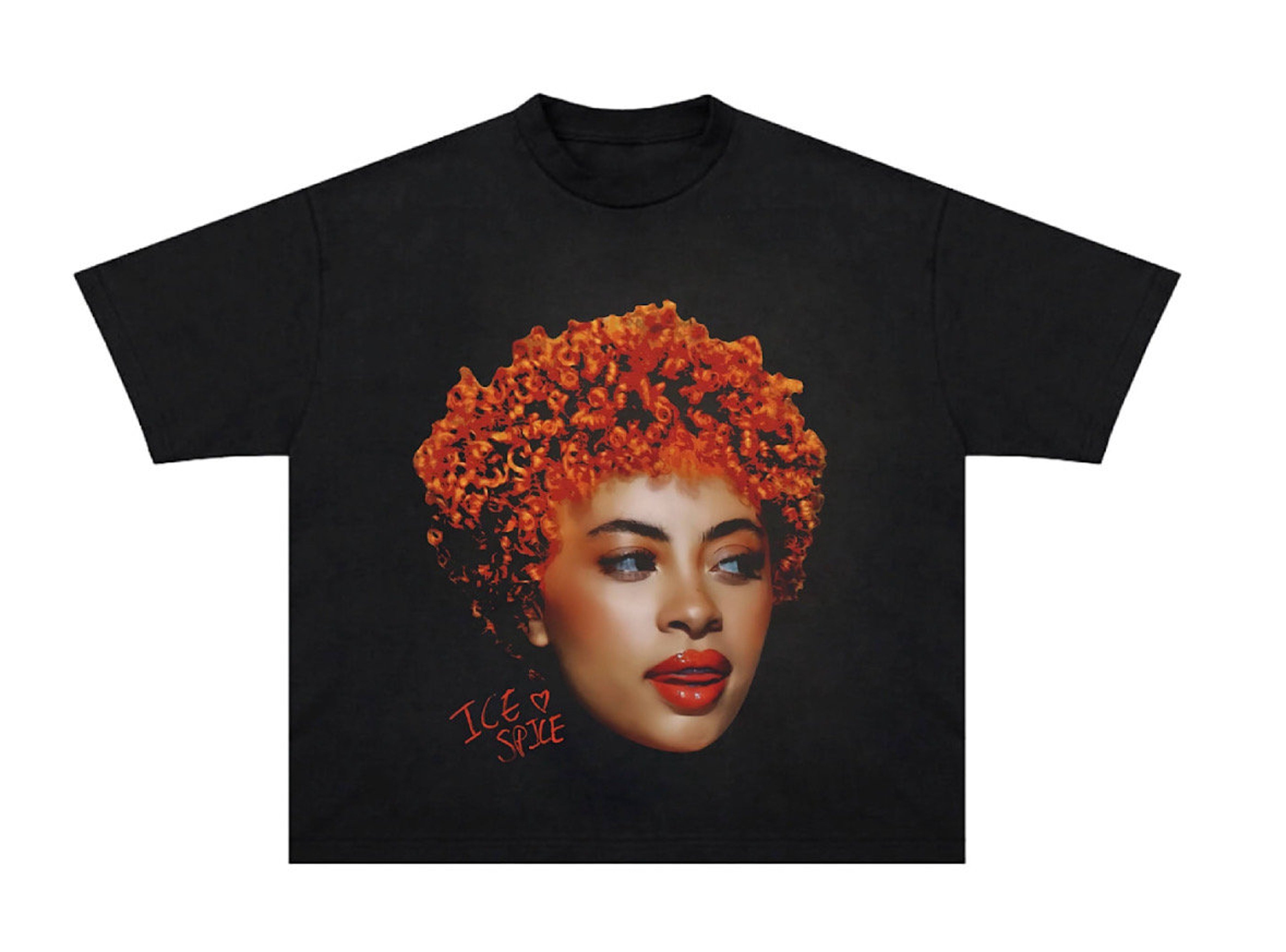 Ice Spice Big Face Graphic T Shirt - Walmart.com