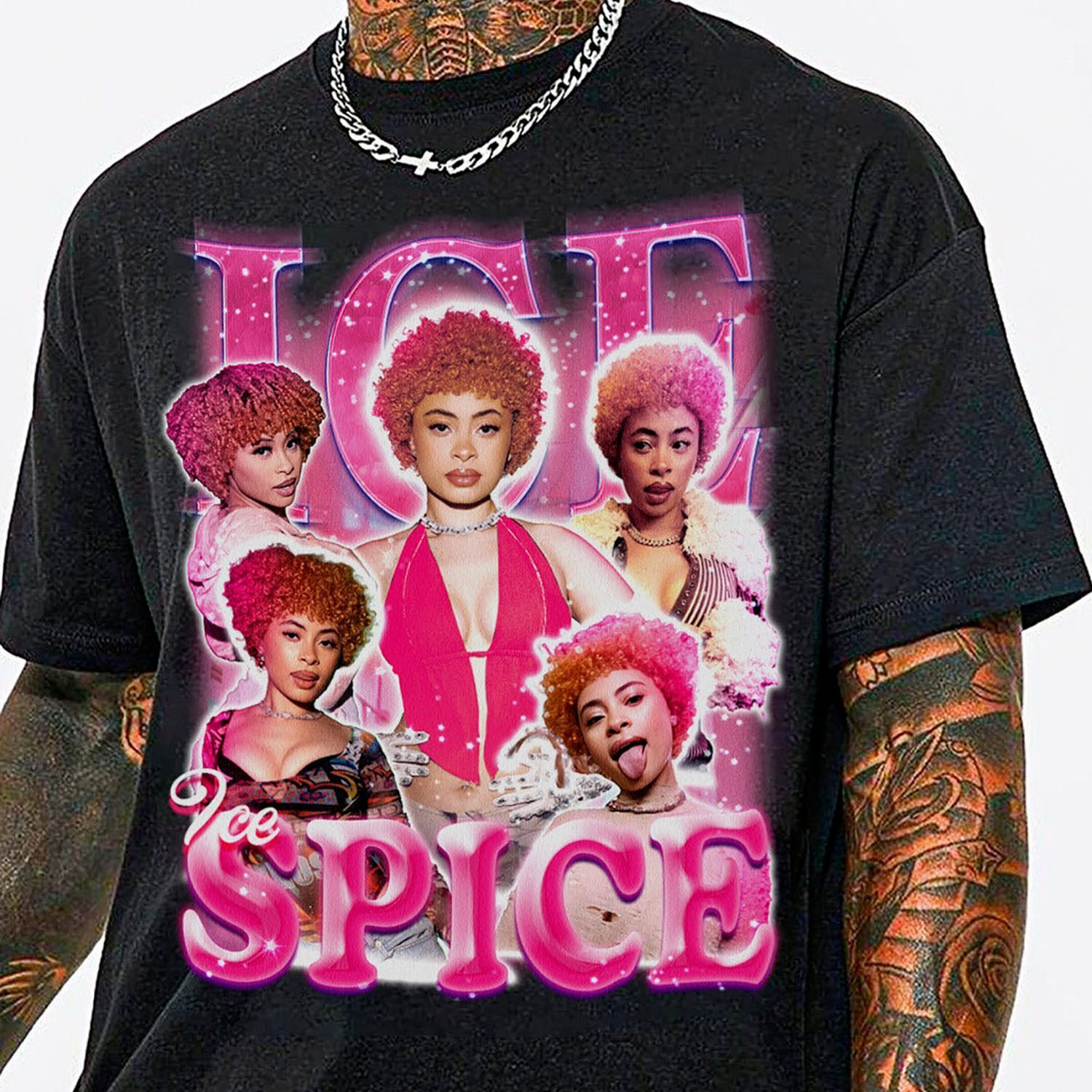 Ice Spice Shirt, Y2K 90S Merch Vintage Album Princess Diana Ice Spice ...