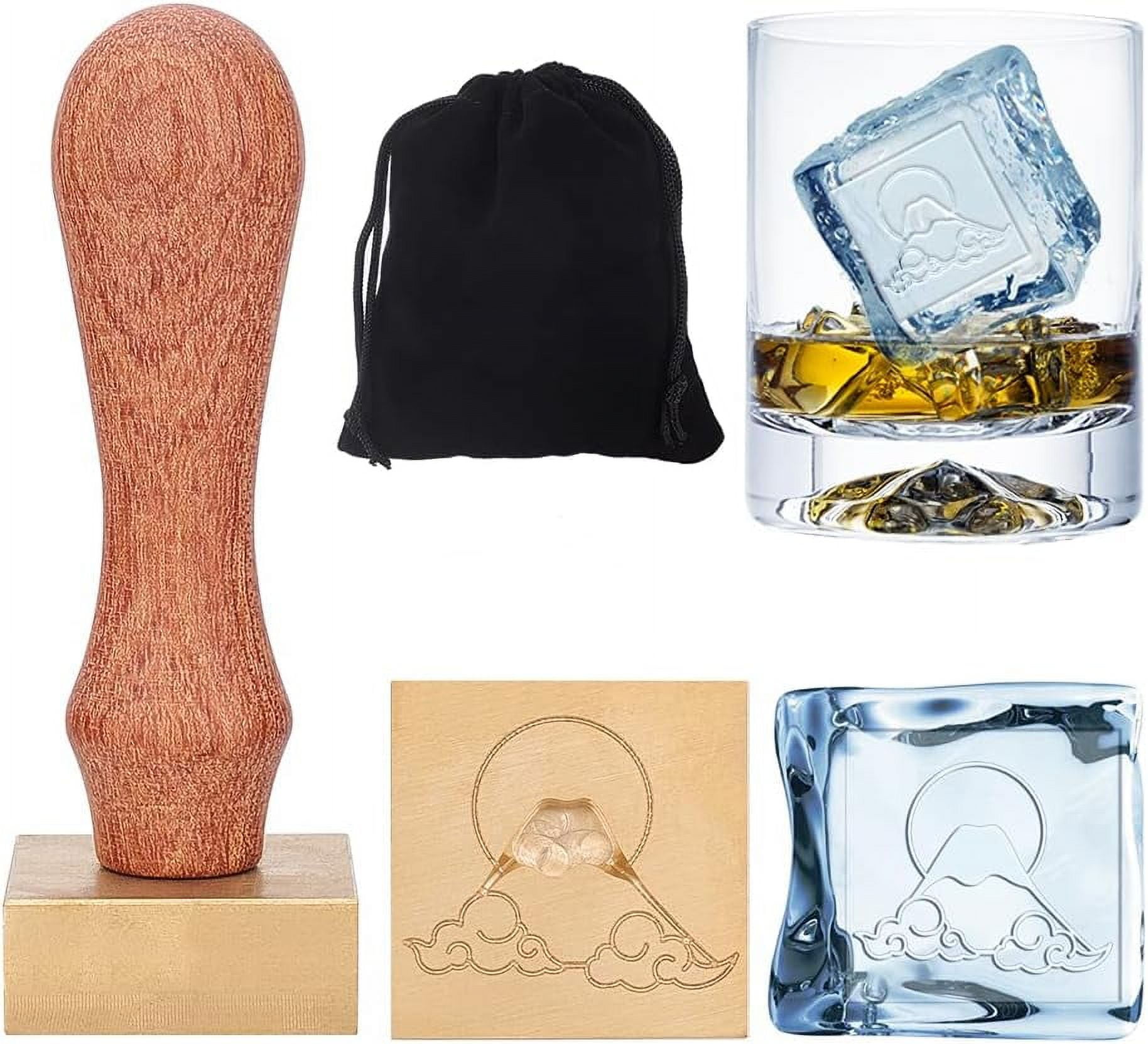 Ice Stamp 1.2 Inch Mount Fuji Ice Cube Stamp Mount Ice Branding Stamp ...