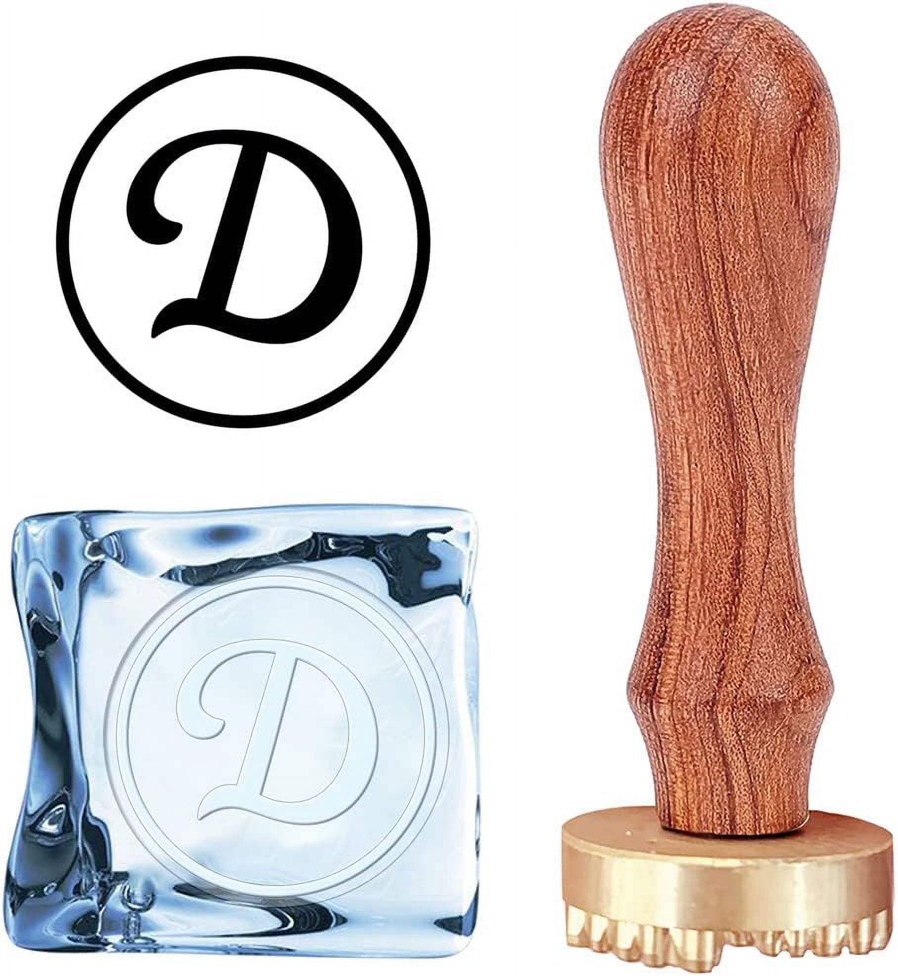 Ice Stamp Letter D With Removable Brass Head Wood Handle - Vintage 1.1 ...