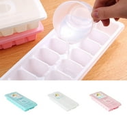 Ice Cube Tray with Lid and Bin | 36 Nugget Silicone Ice Tray for ...