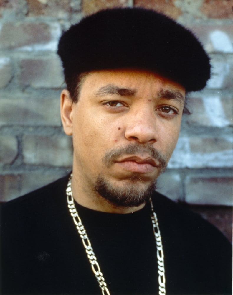 Ice T Wearing A Black Shirt with A Necklace Photo Print (24 x 30 ...