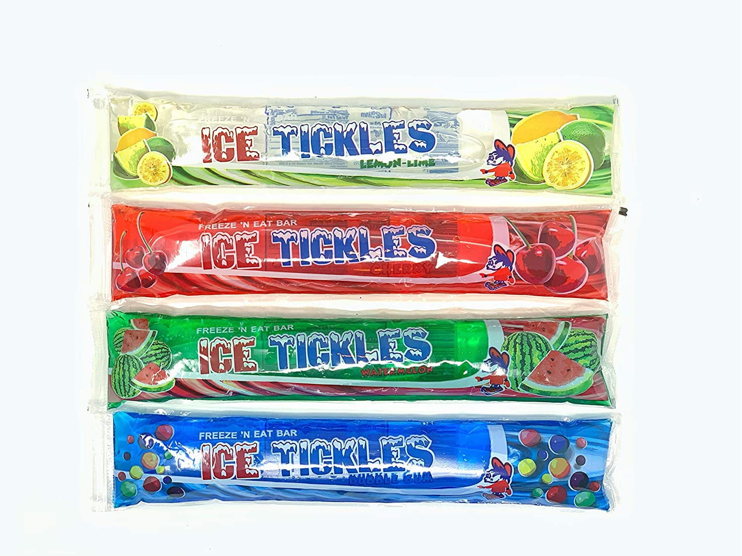 Freeze 'N Eat Fruit Flavored Ice Pops, 36 Pack, Assorted Cooling ...