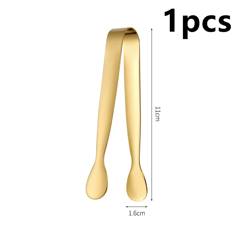 Ice Tong 304 Stainless Steel Clip Bar Ice-Cube Picker Food BBQ Clip ...