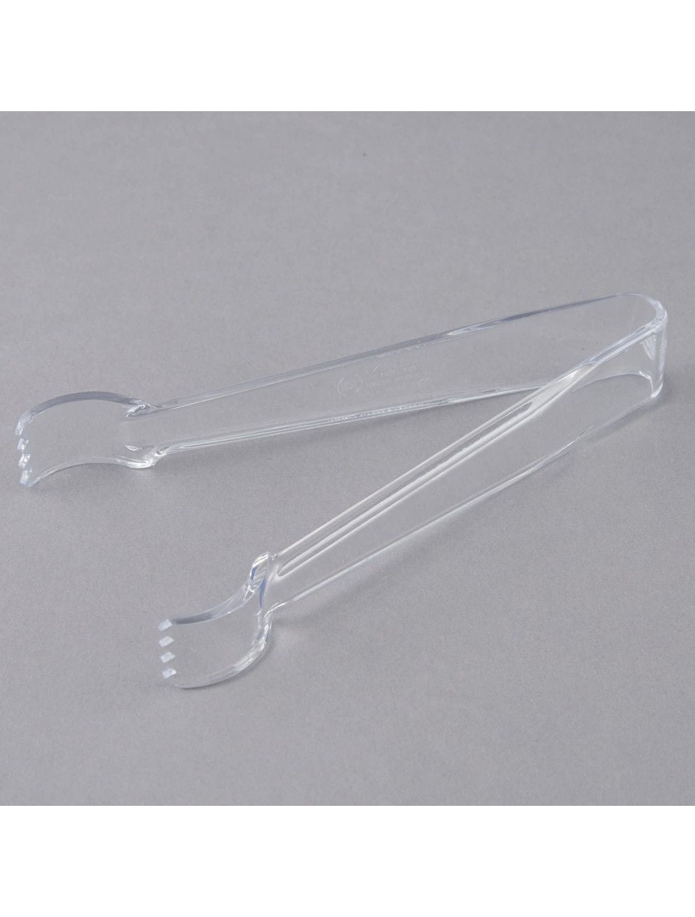 Ice Tongs 5" Stainless Steel Mini Service Tongs with black plastic ...