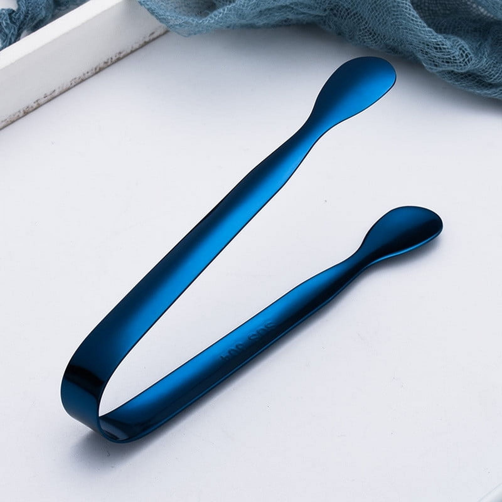 Ice Tongs, Buffet Tong, Stainless Steel Mini Serving Tongs with Smooth ...