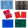 Ice Tray - Avengers 6 Pack Silicone Molds for Ice, Chocolate, Candy ...