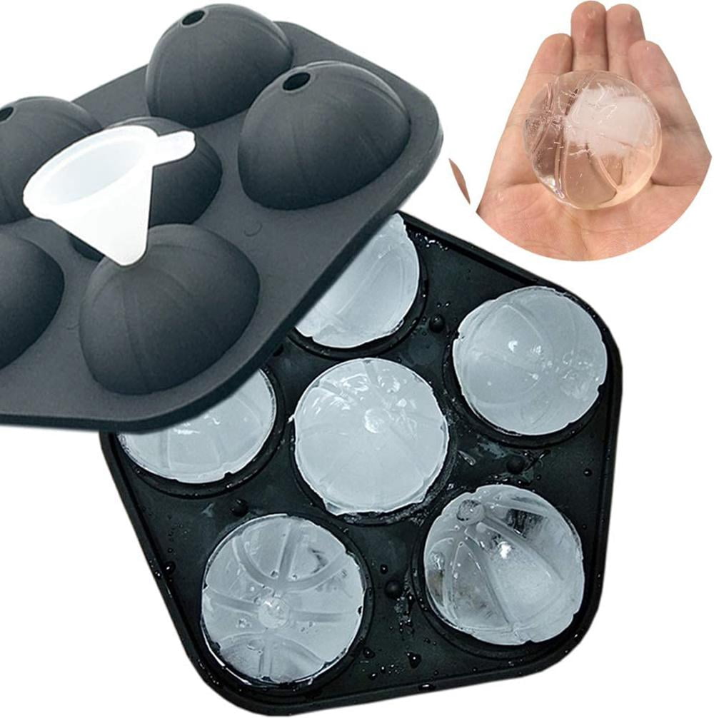 Ice Tray Basketball Silicone Mold for Ice Cube or Chocolate Creations ...