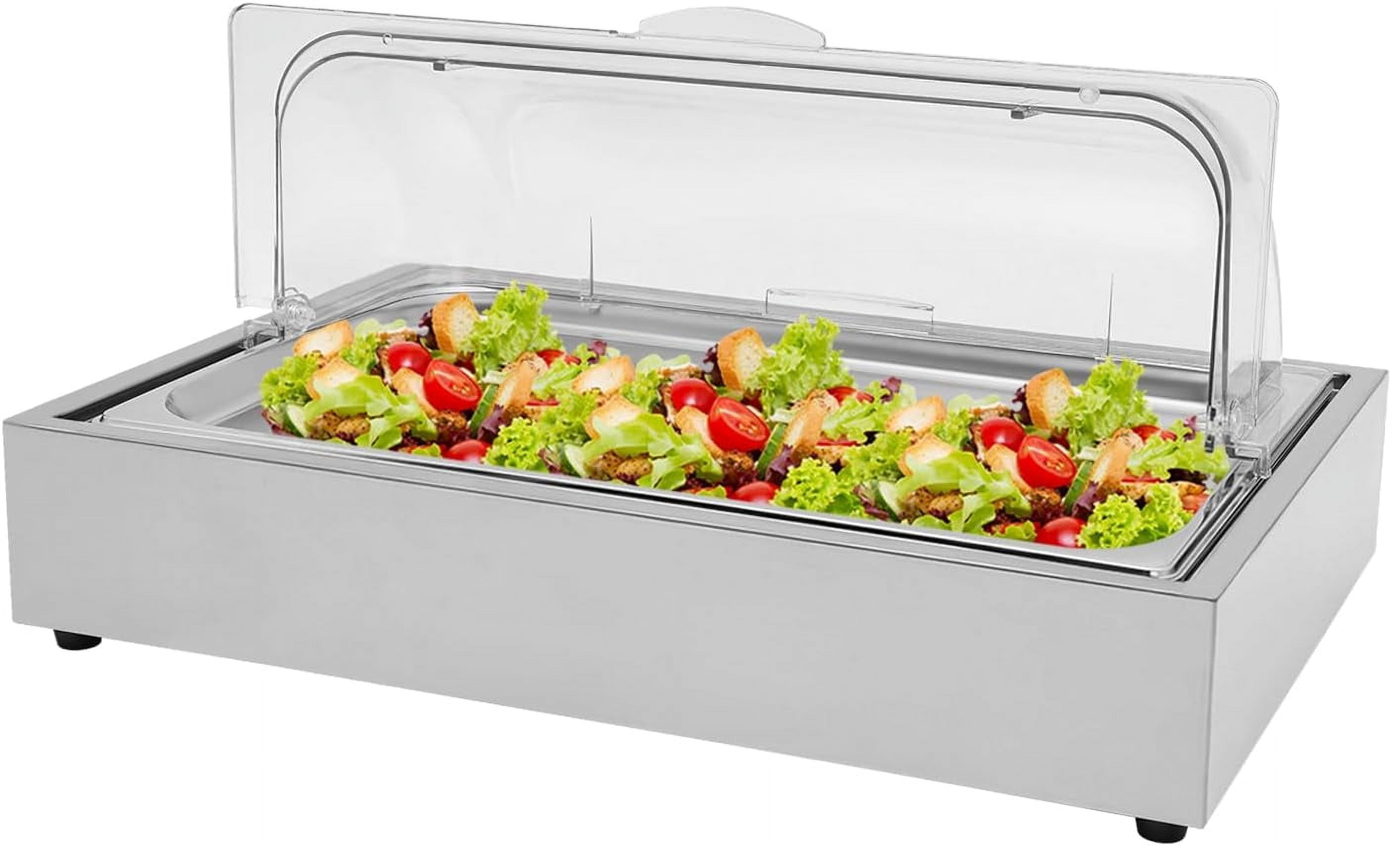 Ice Tray Chafing Dishes for Buffet Stainless Steel Ice Food Serving ...