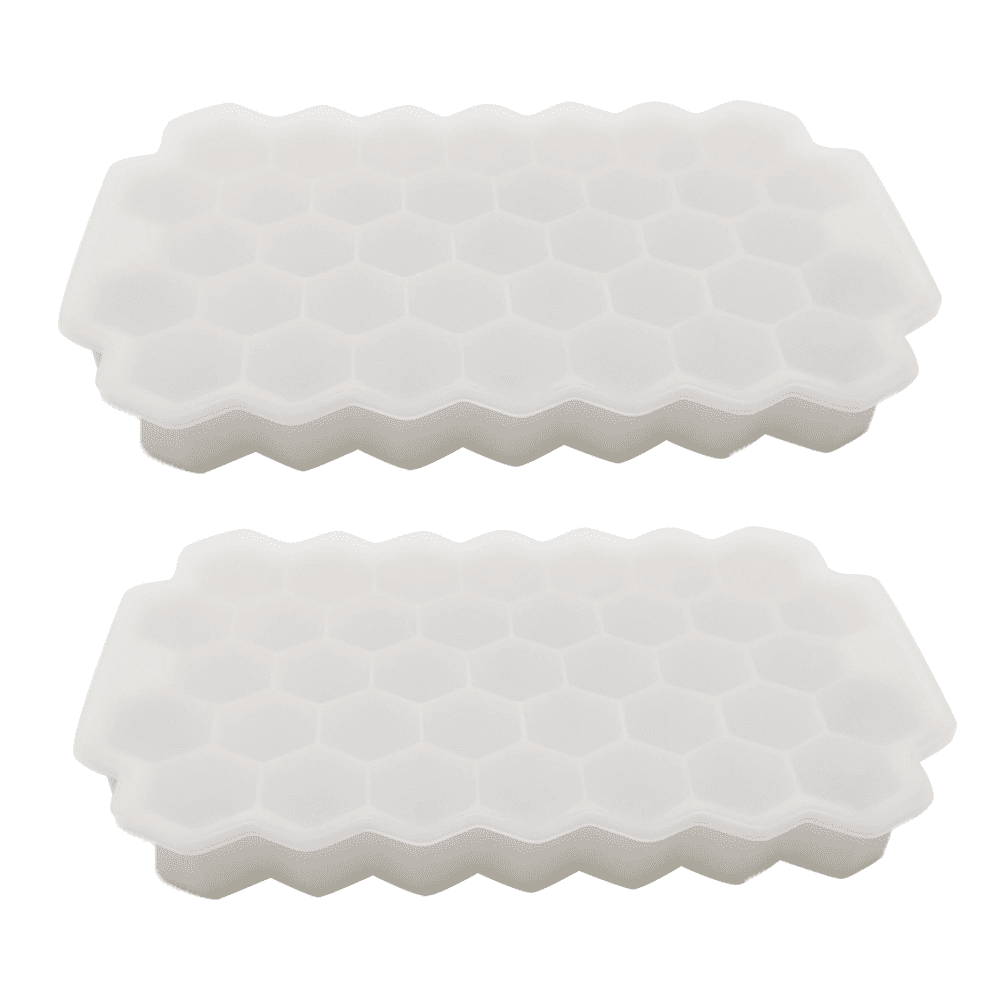 Ice Tray, Ice Tray for Making Hexagonal Ice, Includes 2 Trays - Walmart.com