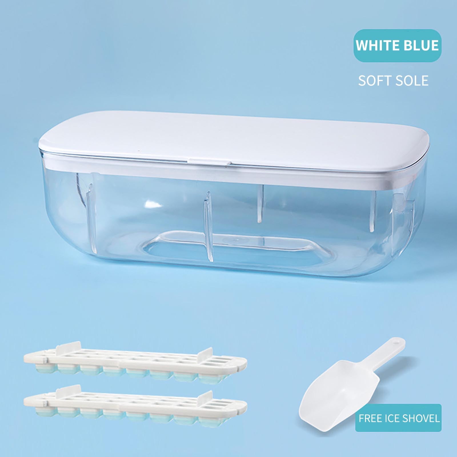 Ice Tray Ice With Lid Ice Storage Box Home Ice Making Ice Box - Walmart.com