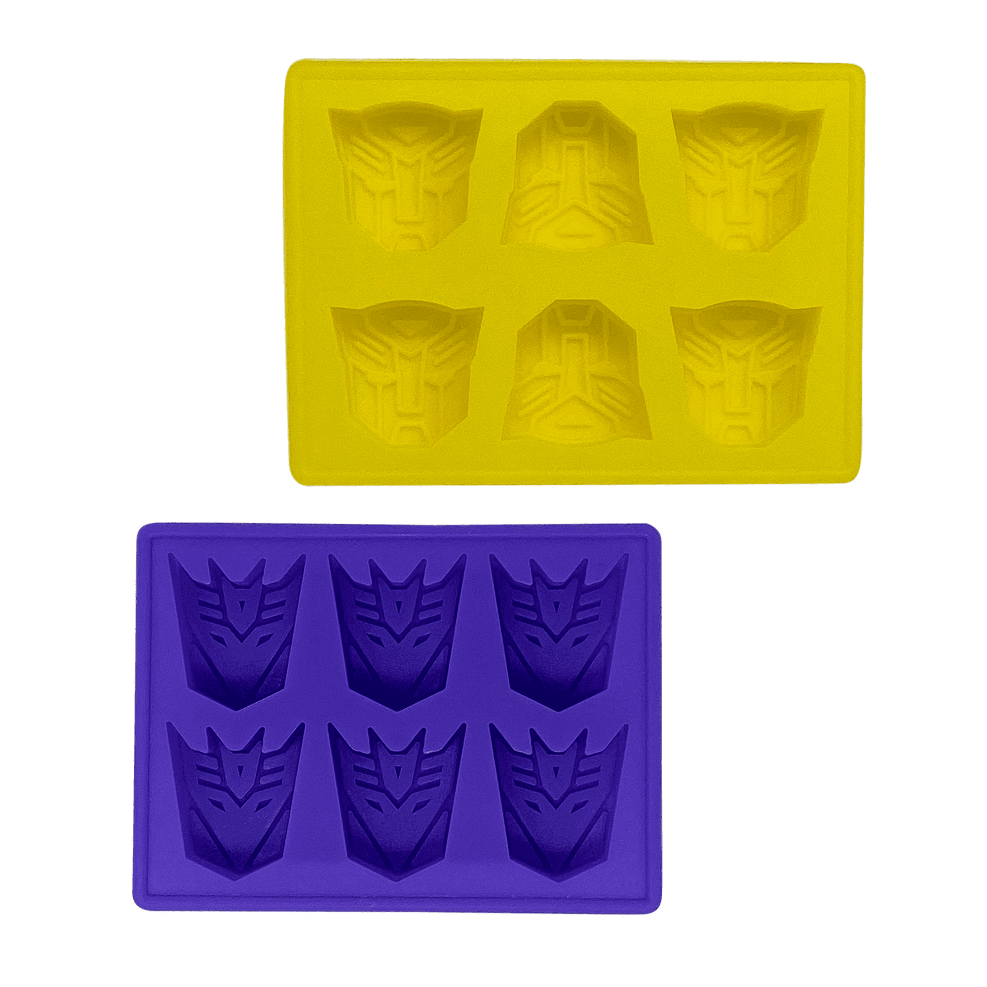 Transformers 2 Pack Superhero Silicone Ice Cube Tray, BPA Free, Freezer ...