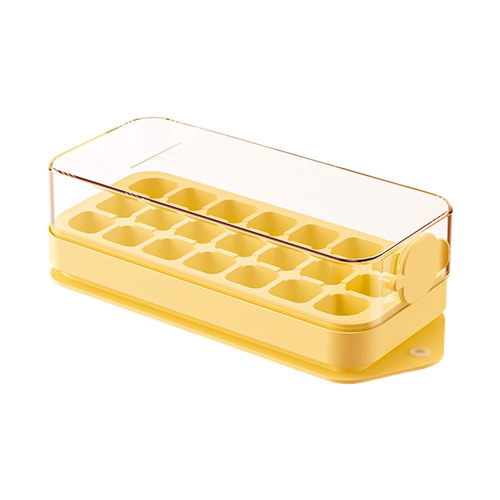 Ice Trays for Freezer,2025 New Upgraded Ice Cube Tray with Lid and Bin ...