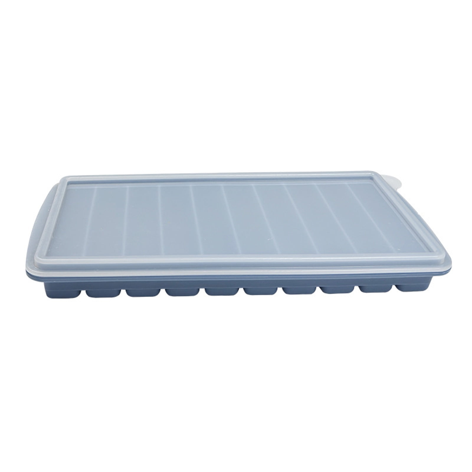 Ice Trays for Freezer, Silicone Ice Cubess Trays 10 Compartments Ice ...
