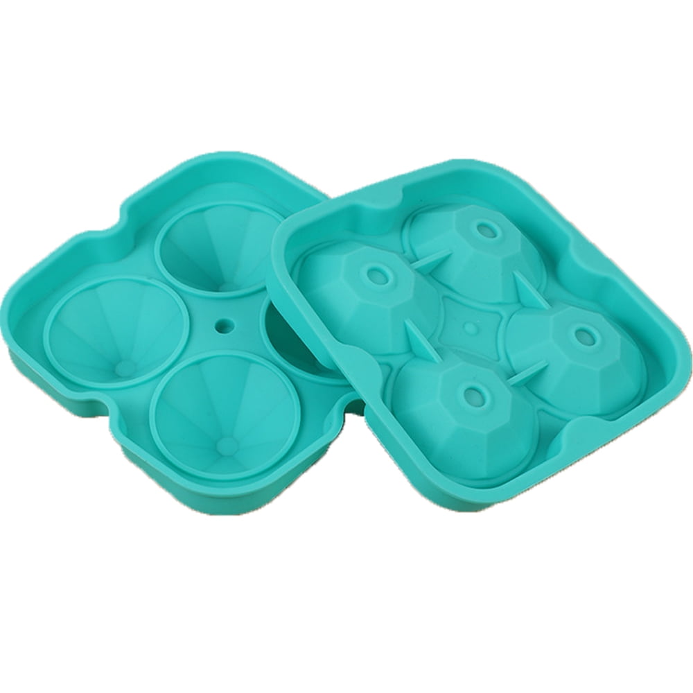 Ice Trays, Reusable Stackable Ice Trays with Covers for Whisky Cocktail ...