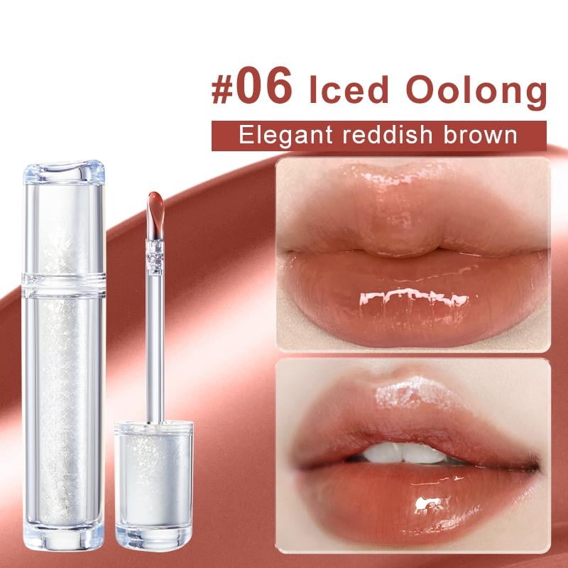 Ice Watery Lip Gloss, Mirror Lip Glaze, Glossy Lip Stain, Transfer ...