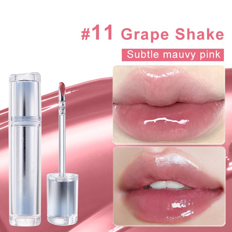 Ice Watery Lip Gloss, Mirror Lip Glaze, Glossy Lip Stain, Transfer ...