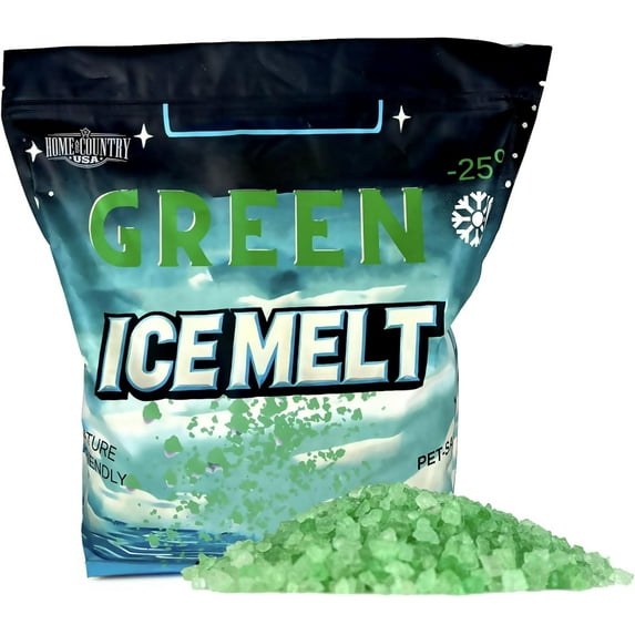 Ice and Snow Melt 8 lb Bag CMA Blended Magnesium Chloride Ice Melter ...