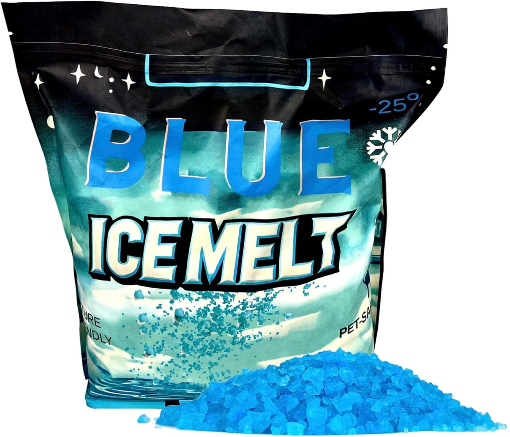 Ice and Snow Melt 8 lb Bag CMA Blended Magnesium Chloride Ice Melter ...