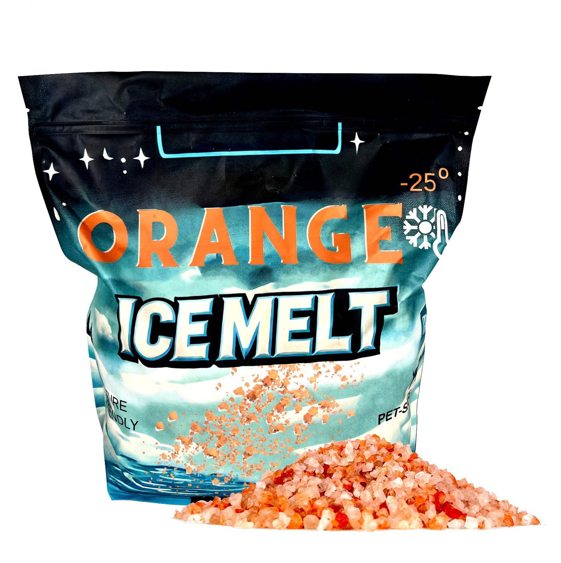 Ice and Snow Melt 8 lb Bag CMA Blended Magnesium Chloride Ice Melter ...