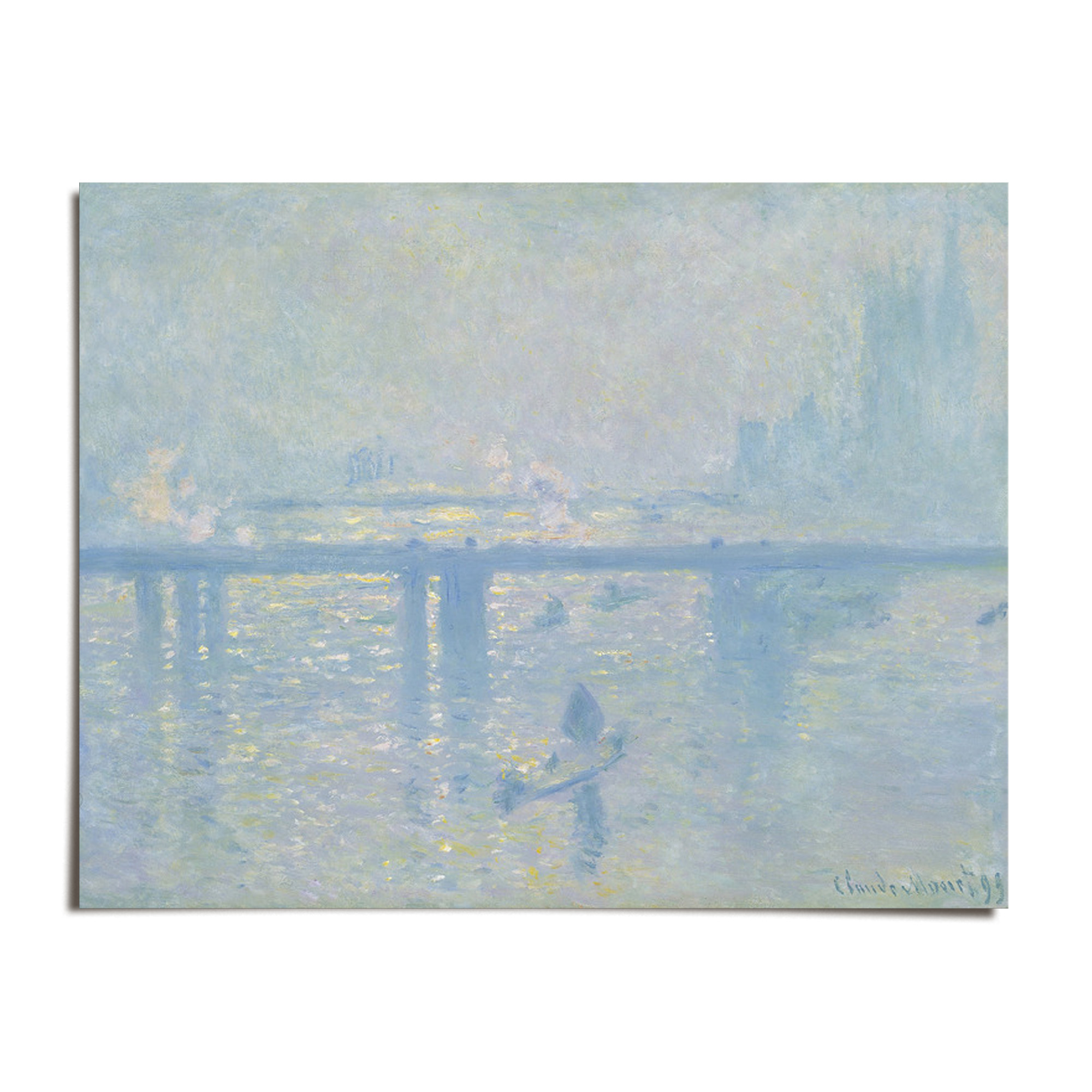 Ice breaking up on the Seine near Bennecourt, 1893 - Claude Monet ...